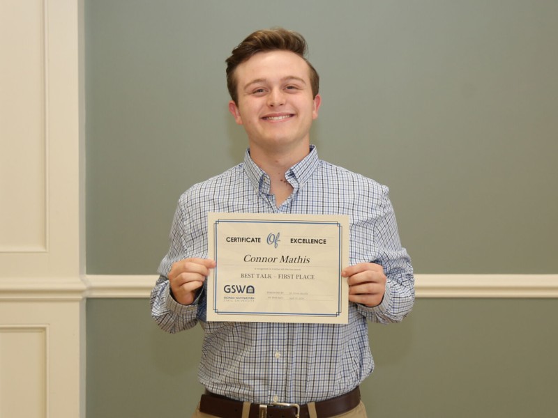 Albany's Connor Mathis wins first place in GSW symposium – Albany Herald