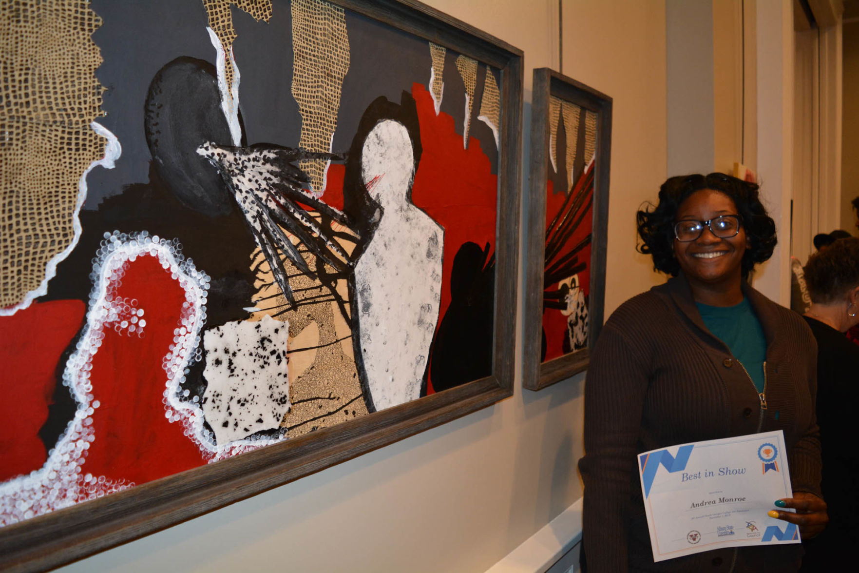 Albany State University student Andrea Monroe claims College Art ...