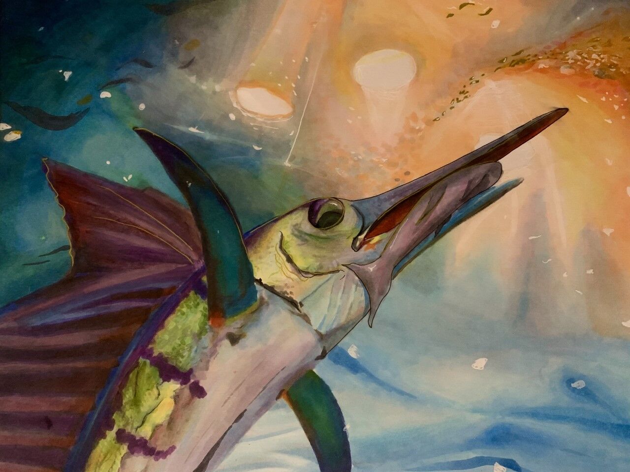 Winners of Georgia Department of Natural Resources fish art competition ...