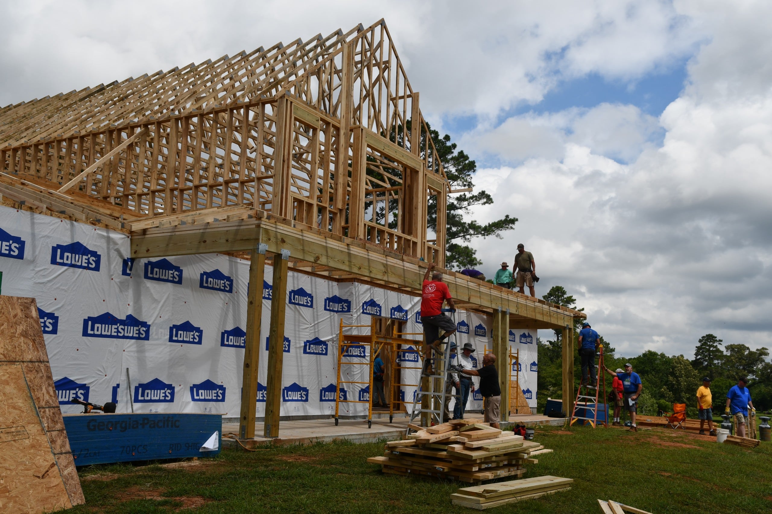 North Georgia-based nonprofit Builders for Christ constructs foster home in Calhoun County ...