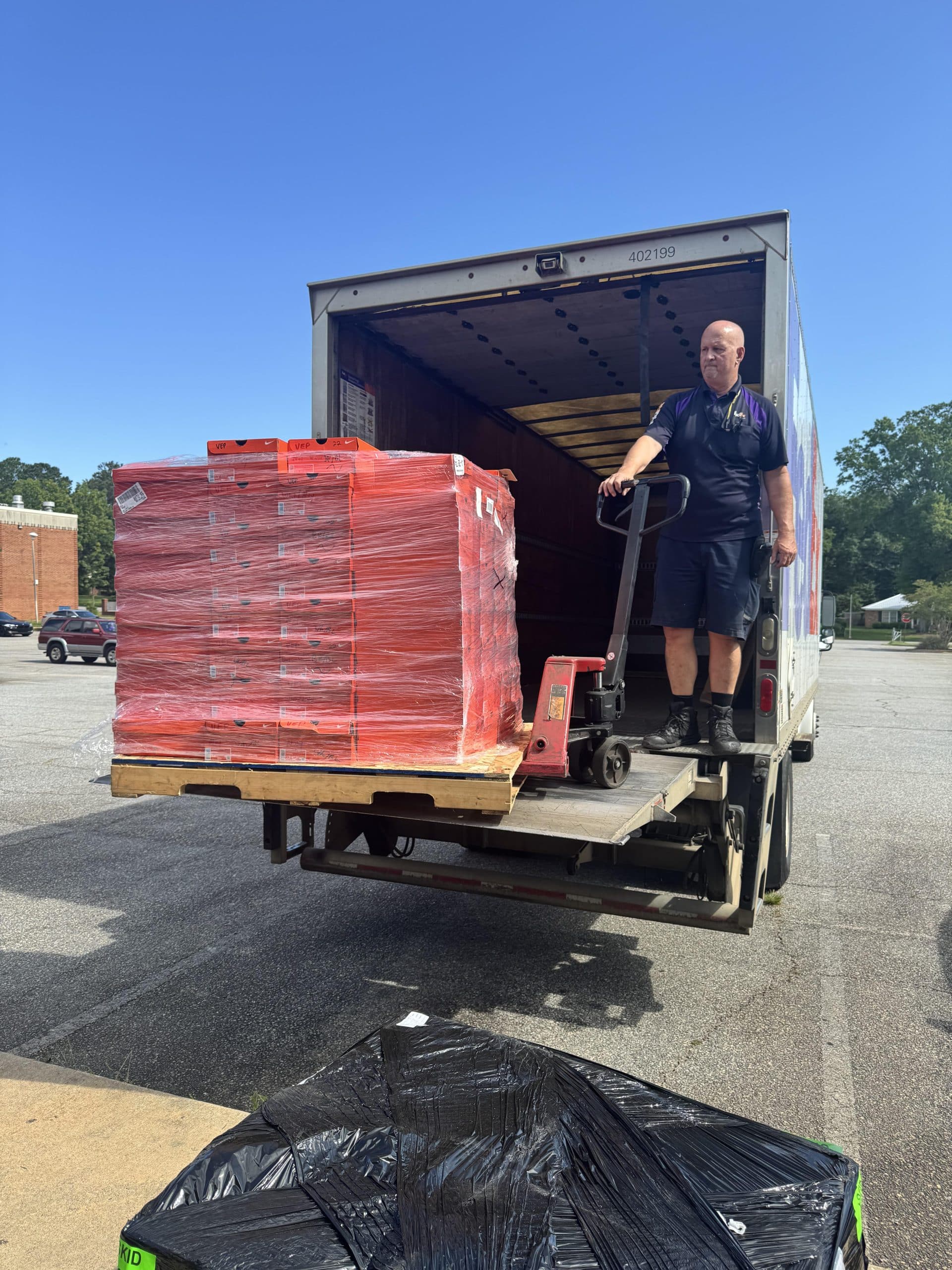 PHOTOS: Trent Brown donates cleats to Westover football – Albany Herald